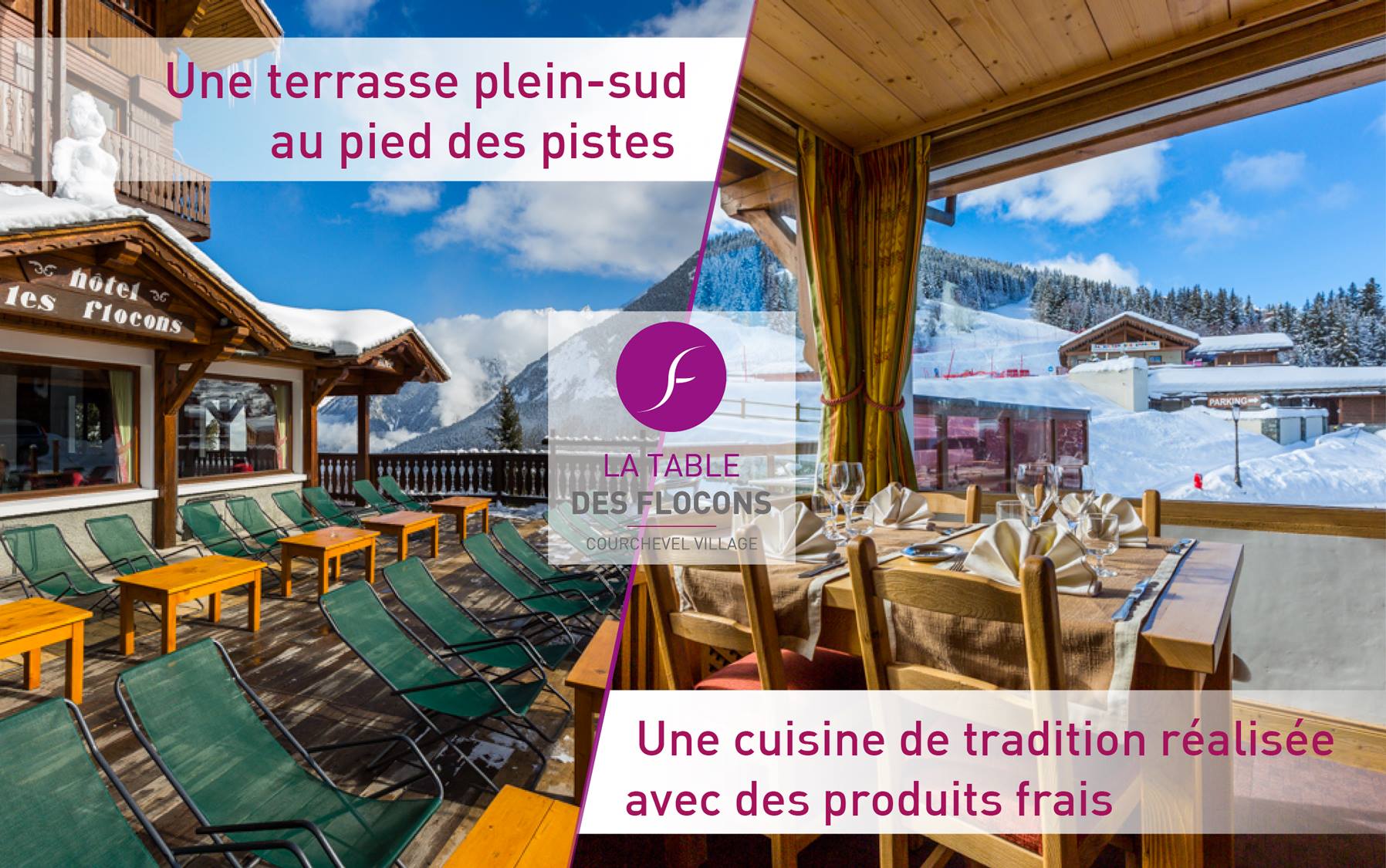 Restaurant La Table des Flocons - Hôtel Les Flocons Hôtel Les Flocons